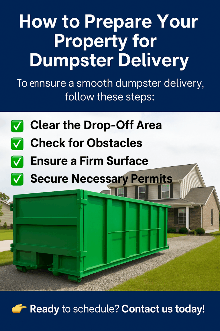 7 Proven Steps to Prepare for Dumpster Delivery - KC Trash Guys